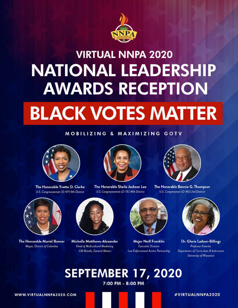 NNPA VIRTUAL NATIONAL LEADERSHIP AWARDS RECEPTION – NNPA VIRTUAL ...